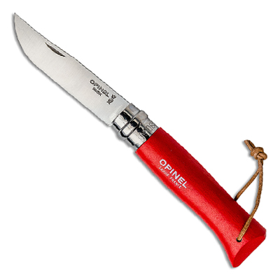 Opinel N°08 Colorama red | Outdoor Pro Gear & Equipment Sdn Bhd