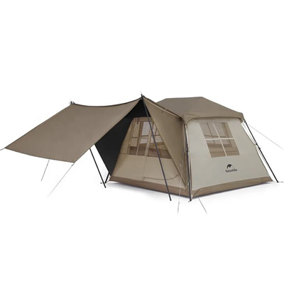 Naturehike Village 5.0 2nd Generation Quick Open Tent brown | Outdoor Pro Gear & Equipment Sdn Bhd