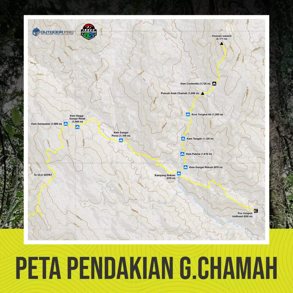 KLINIK REKREASI: HIKING GUNUNG CHAMAH [23 – 25 MEI 2025] | Outdoor Pro ...